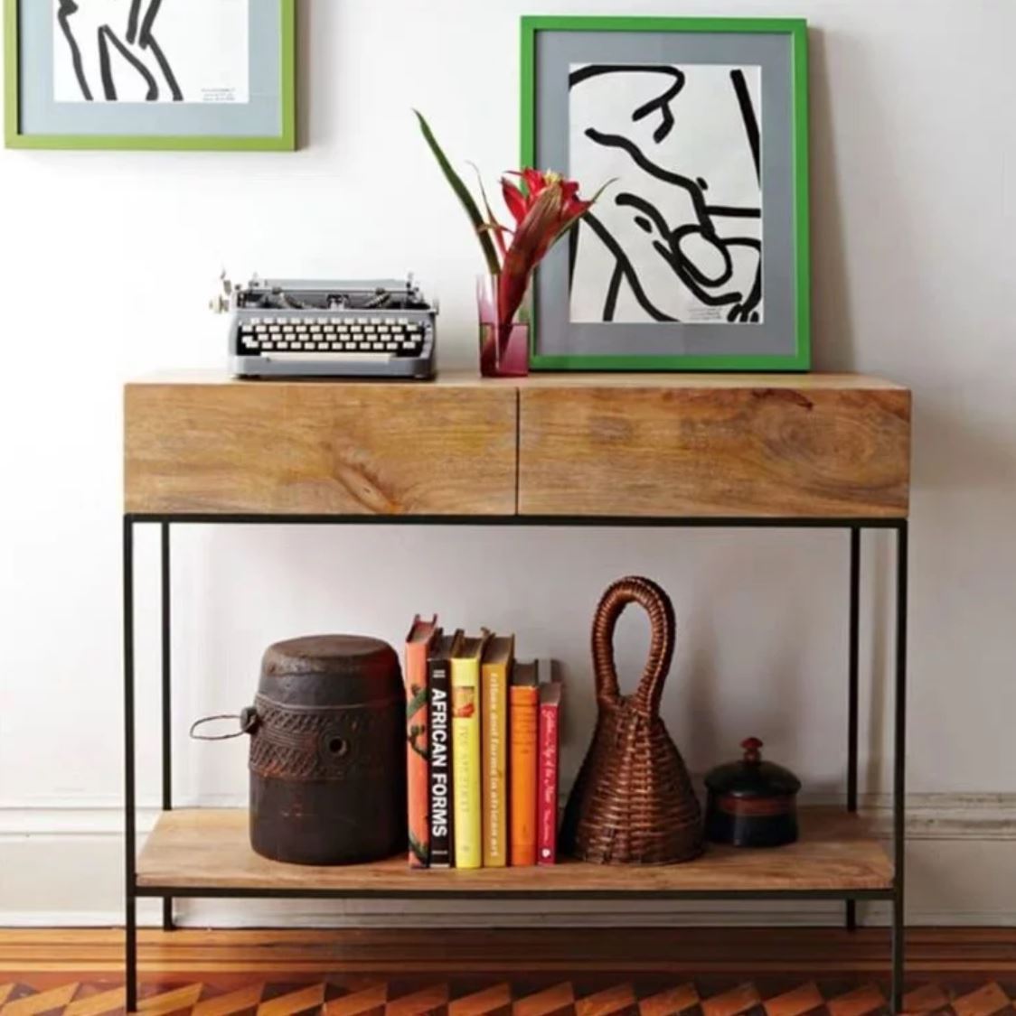 WILLOW Solid Wood Hallway Cabinet Console — TeakCo