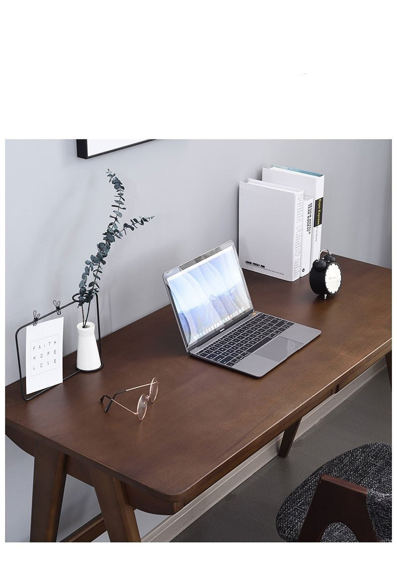 SEBASTIAN Solid Wood Modern Japanese Writing Desk — TeakCo