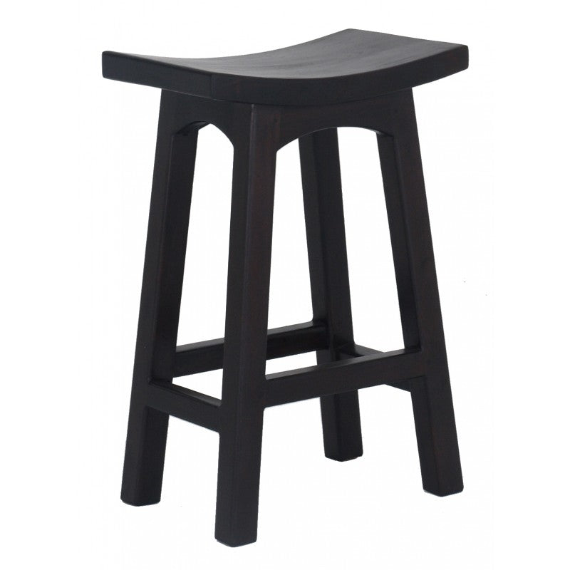MP - Amst Solid Teak Timber 60 cm Counter Bar Stool, TEK168 BR 060 WD ...